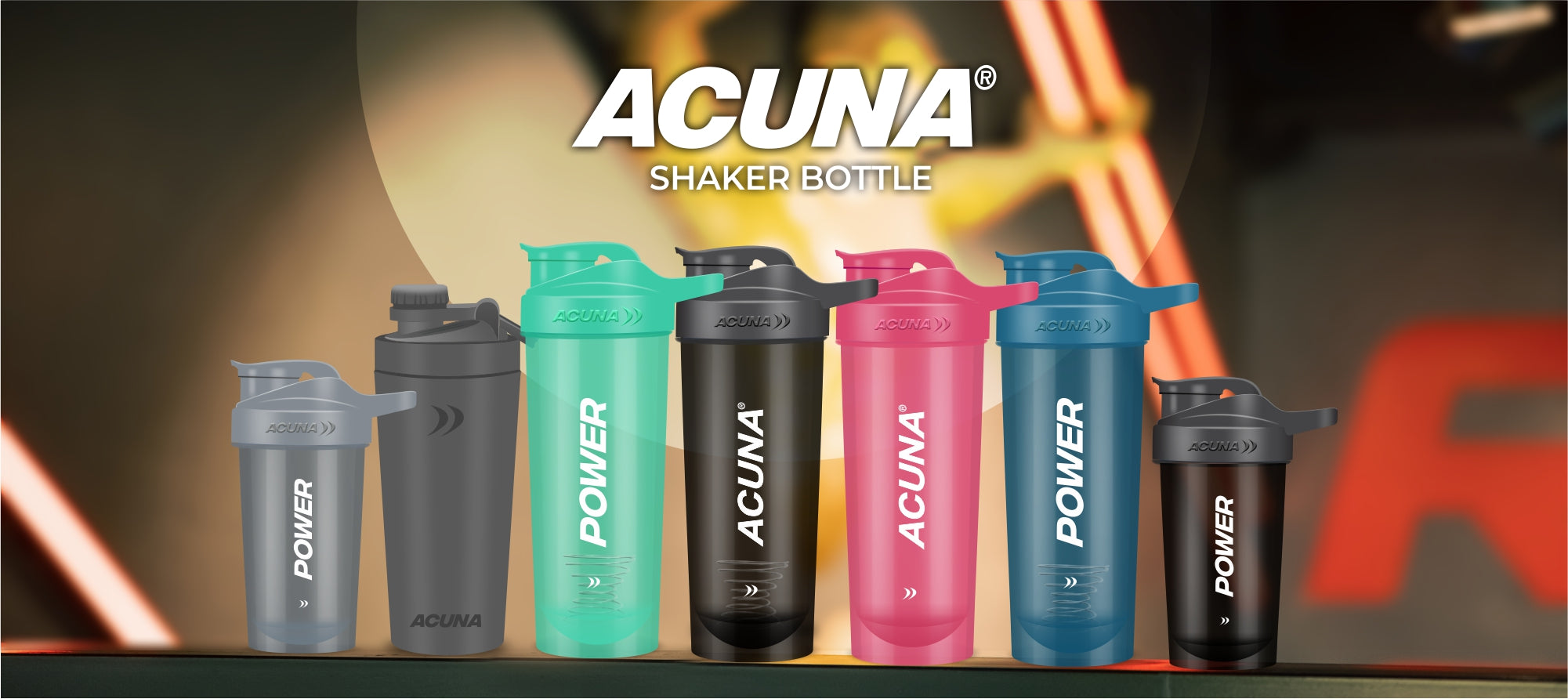 Shop Protein Shakers, Hydration Bottles & Fitness Gear | Acuna Fitness